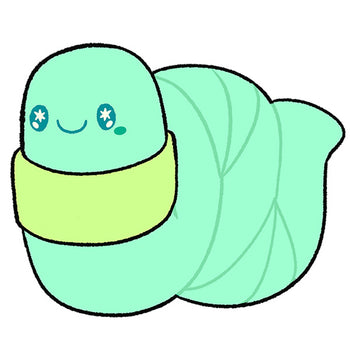 Mini Glow Worm – Squishable