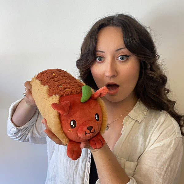 Weiner Dog Squishable Mini Dachshund Hot Dog Plush - 7 Inch Adorable Wiener Dog Toy Machinist Tools