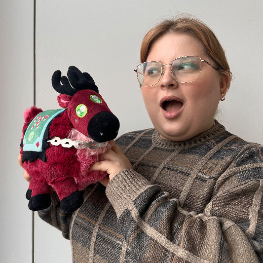 Mini Squishable Demon Reindeer