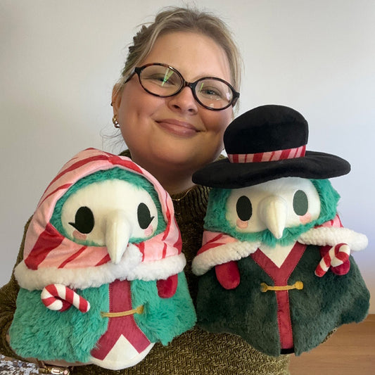 Mini Squishable Peppermint Plague Doctor & Nurse Set