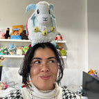 Mini Squishable Snow Goat for Charity